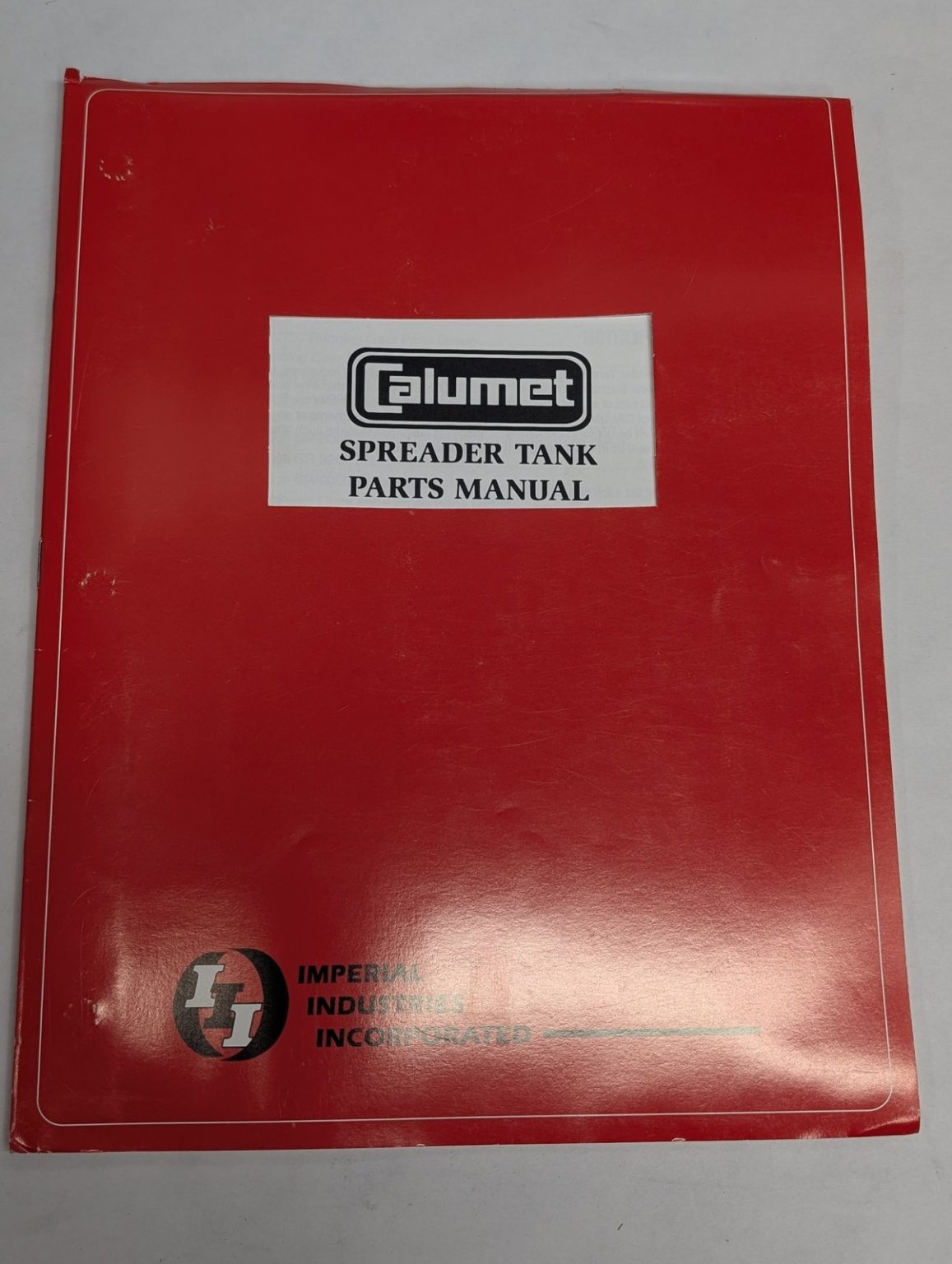 Calumet Spreader Tank Parts List Book Manual Catalog Liquid Manure ...